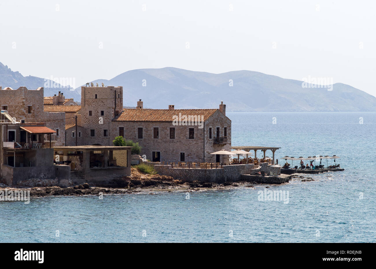 Gerolimenas village, Mani, Greece Stock Photo - Alamy