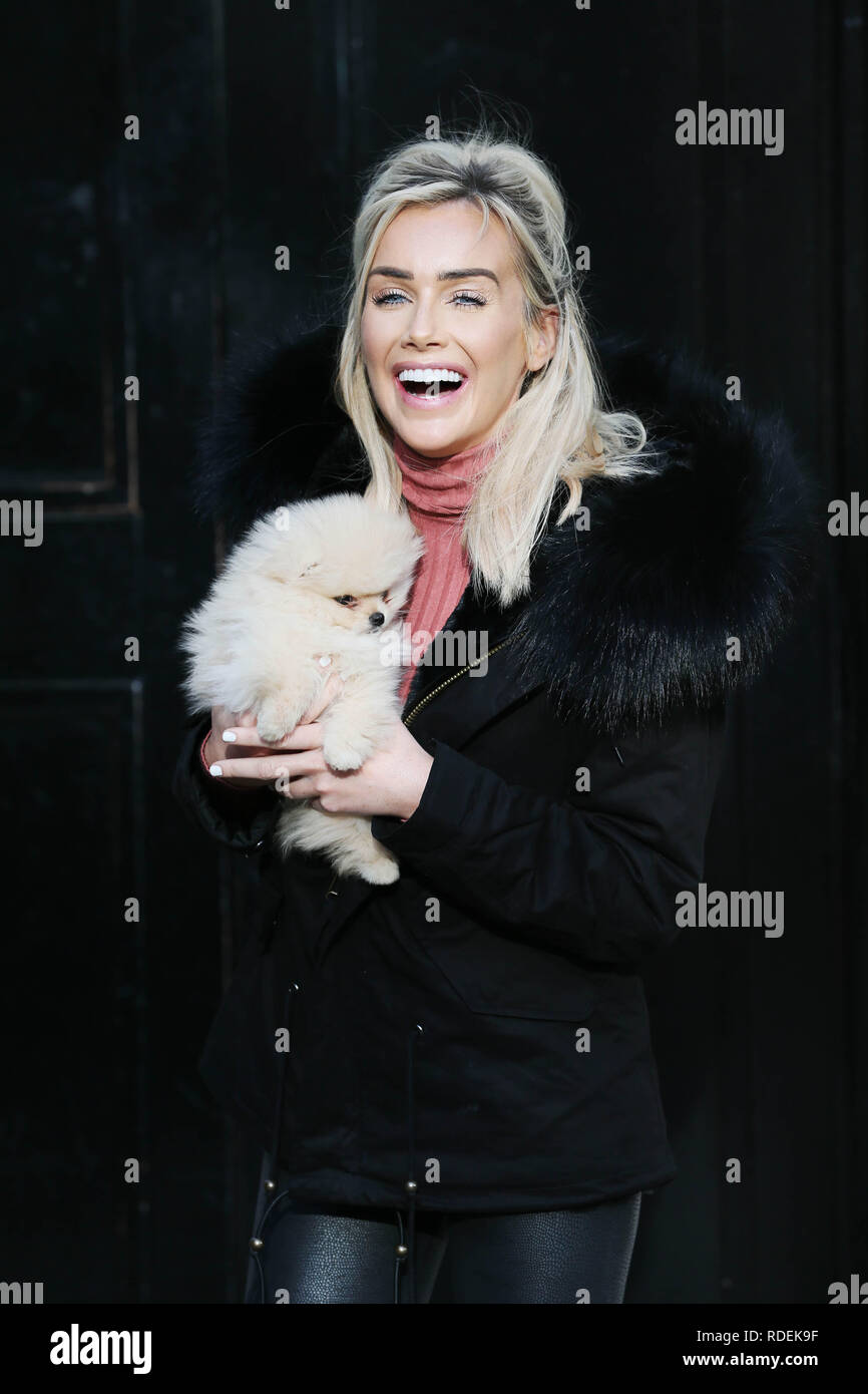 Laura Anderson seen leaving Bauer Media after doing radio interviews ...