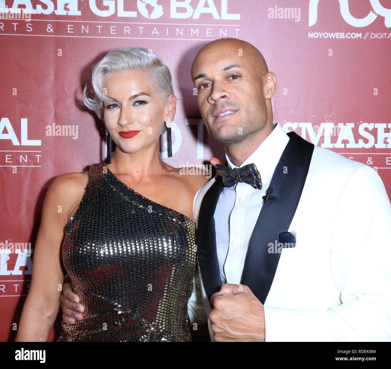 Celebrities arrive for the Smash Global 8 Black Tie Fight Night ...