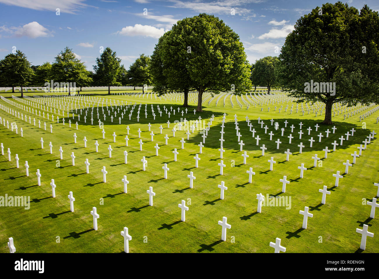 World War II Netherlands American Cemetery and Memorial, Margraten, The ...