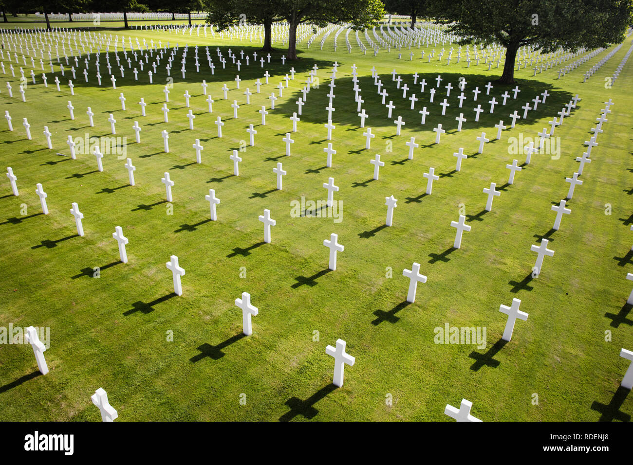 World War II Netherlands American Cemetery and Memorial, Margraten, The ...
