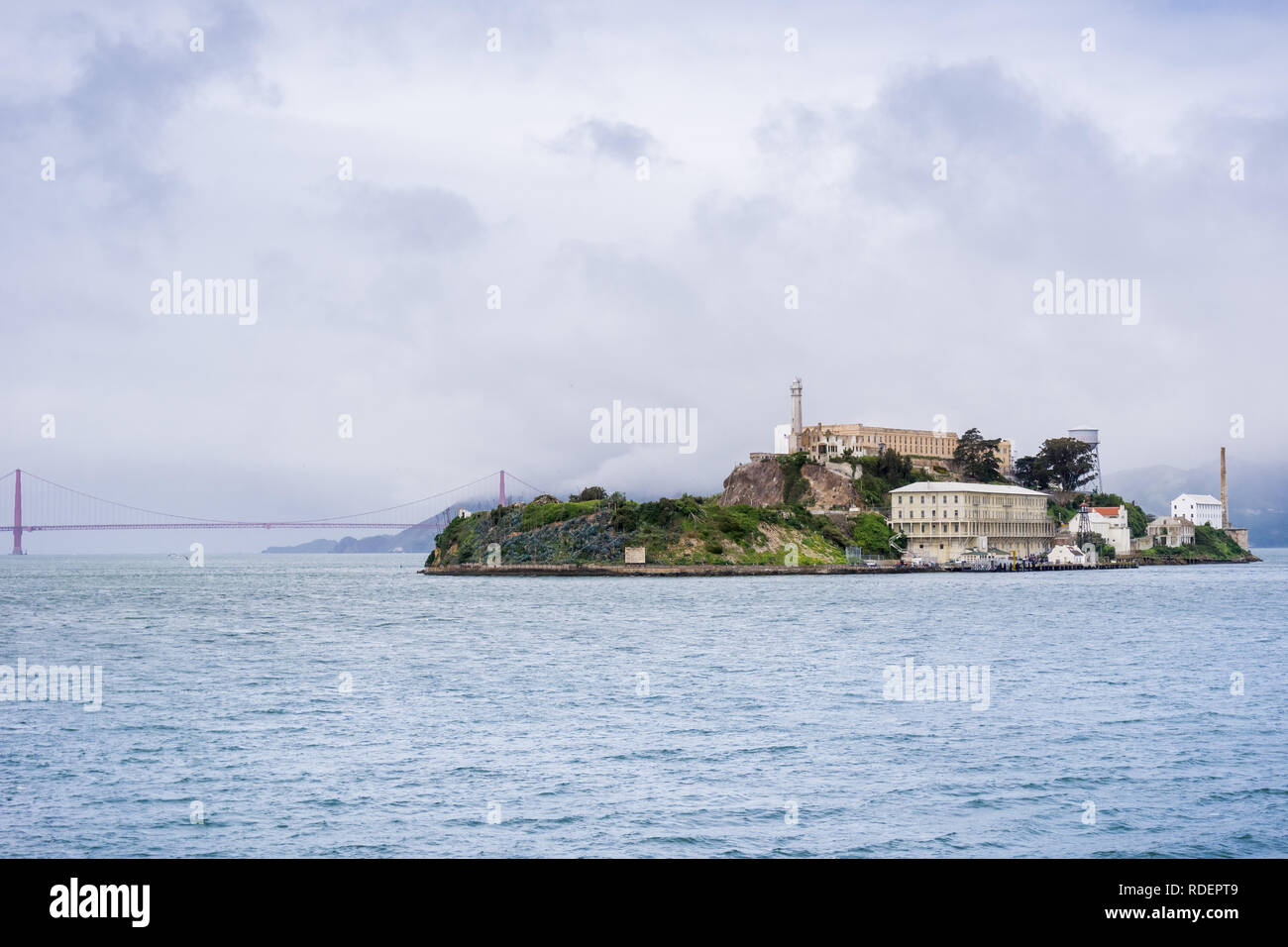 Alcatraz Island, San Francisco bay, California Stock Photo - Alamy