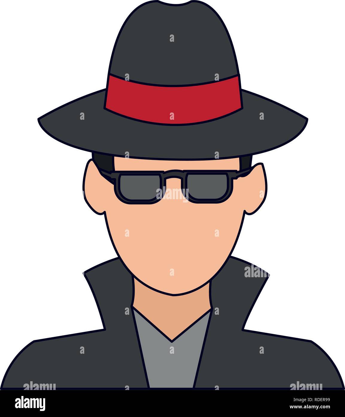 Hacker thief avatar Stock Vector Image & Art - Alamy