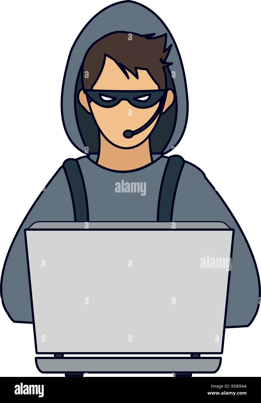 Hacker Criminal Dark Web Code Malware Stock Vector Images Alamy