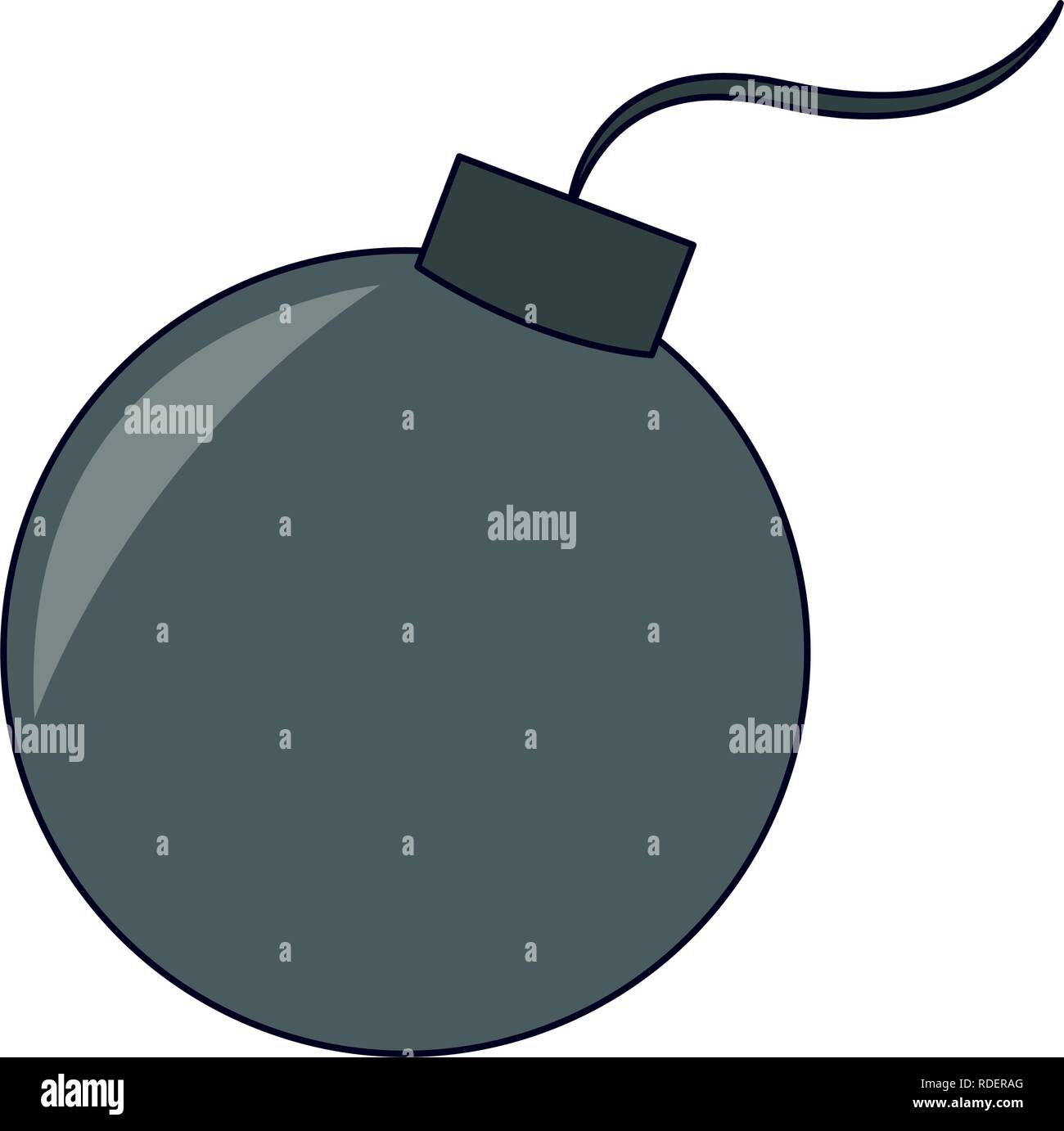 Round bomb symbol Stock Vector Image & Art - Alamy