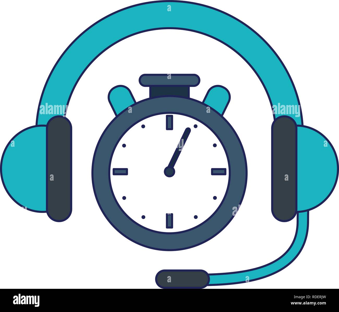 Timer call Stock Vector Images - Alamy