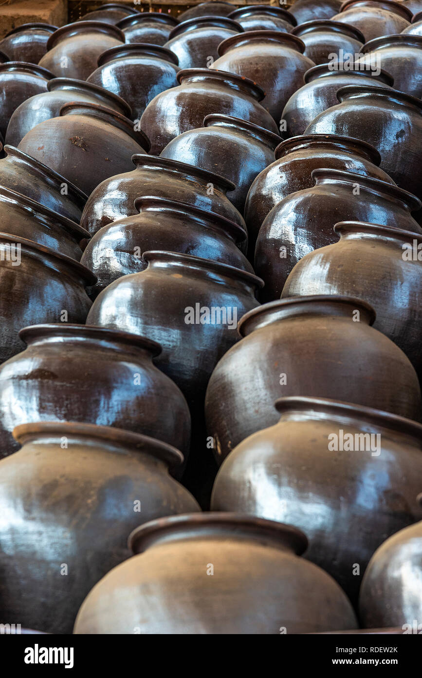Brown glazed pot hi-res stock photography and images - Alamy