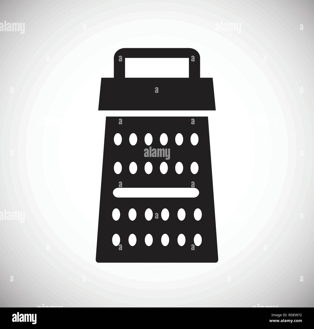Grater icon on white background for graphic and web design, Modern ...