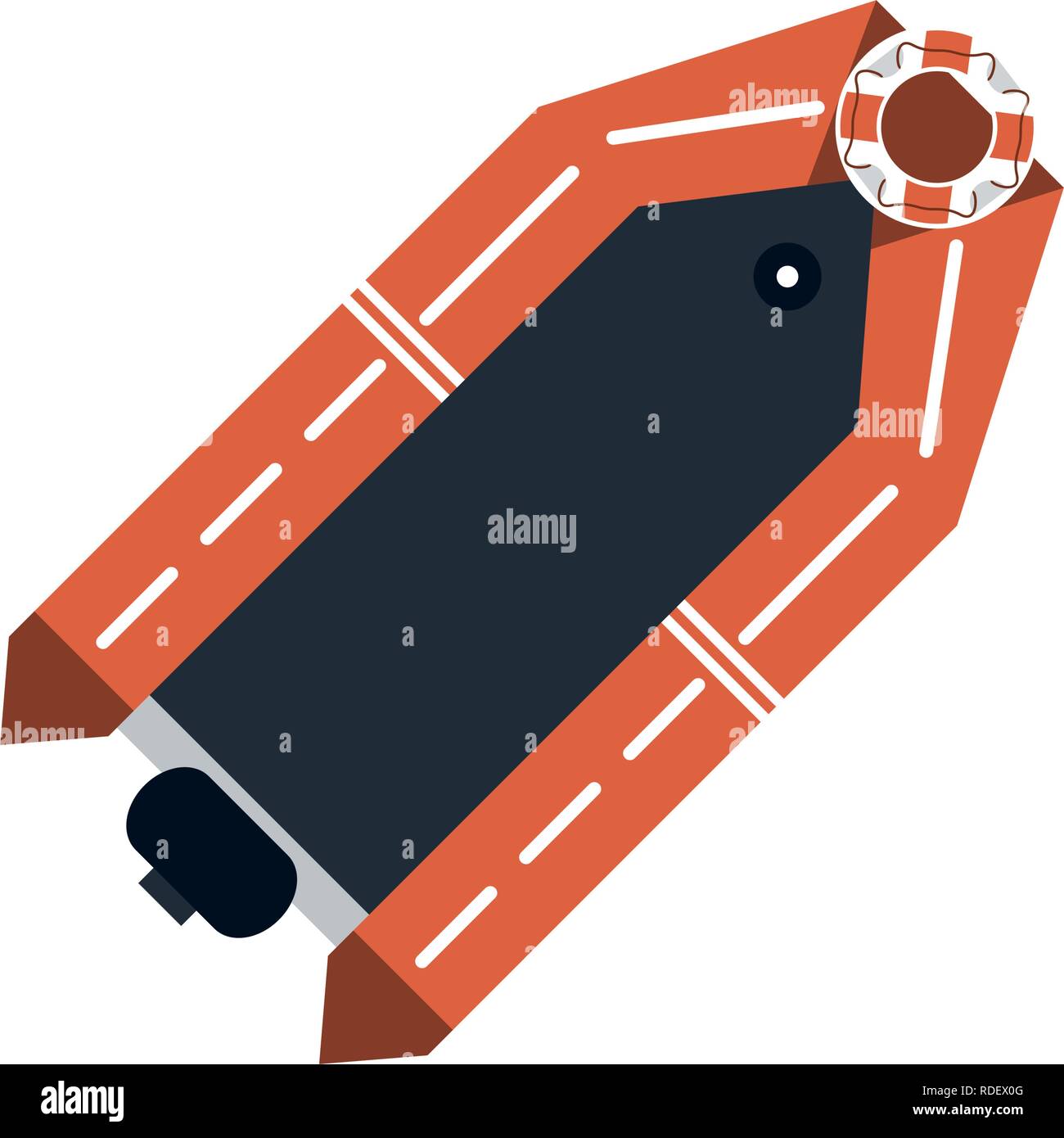 Boat deck view Stock Vector Images - Alamy