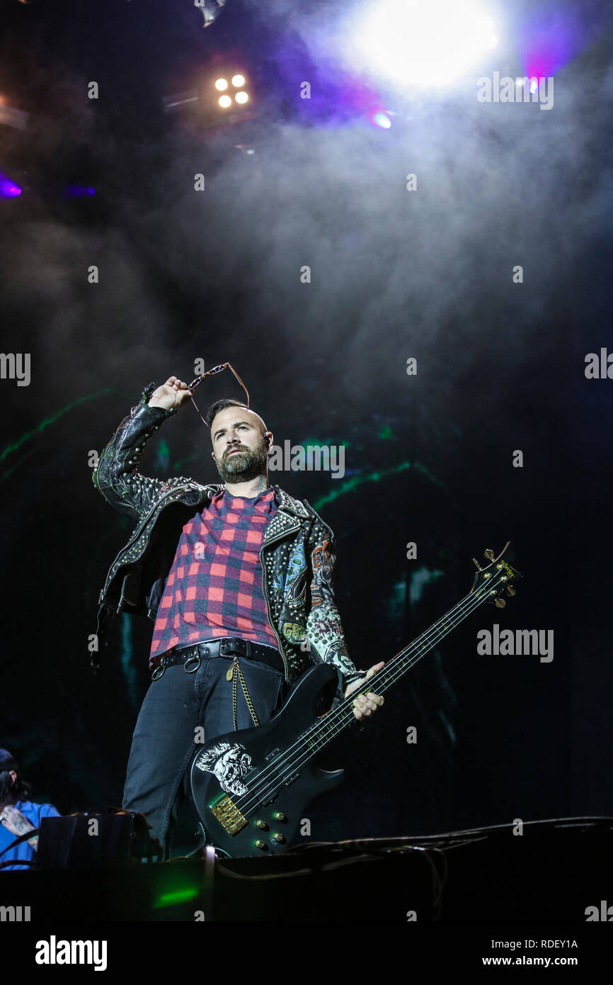 Austria, Nickelsdorf - June 15, 2018. The American heavy metal band ...