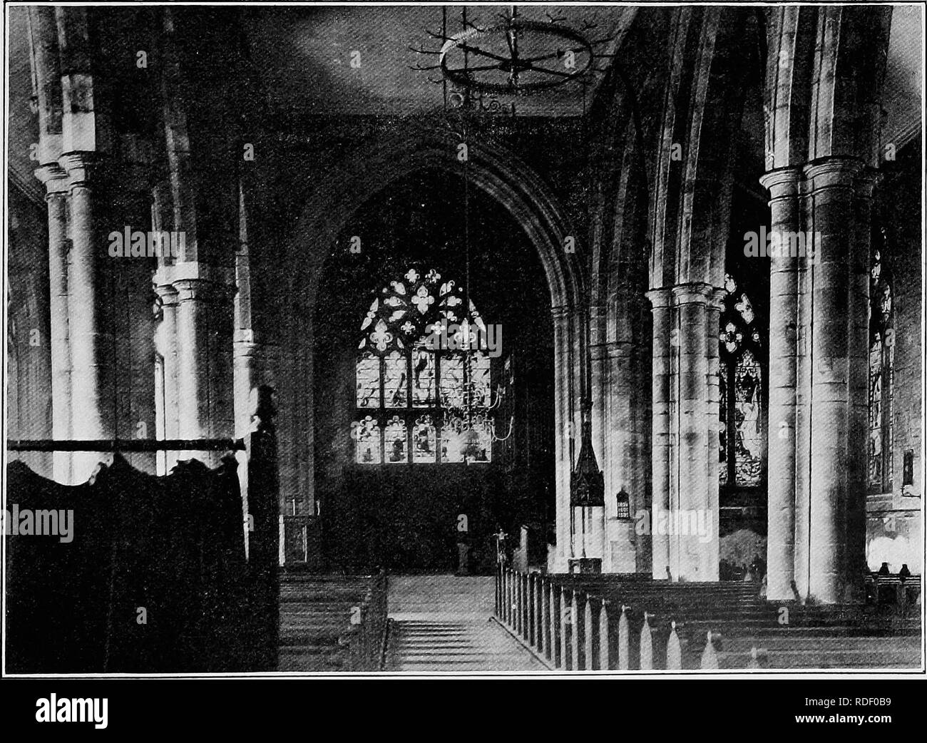 Lancaster priory interior Black and White Stock Photos & Images - Alamy