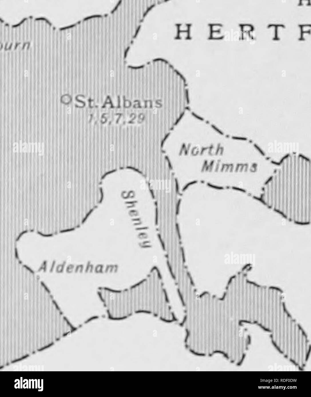 Hertfordshire Map High Resolution Stock Photography and Images - Alamy