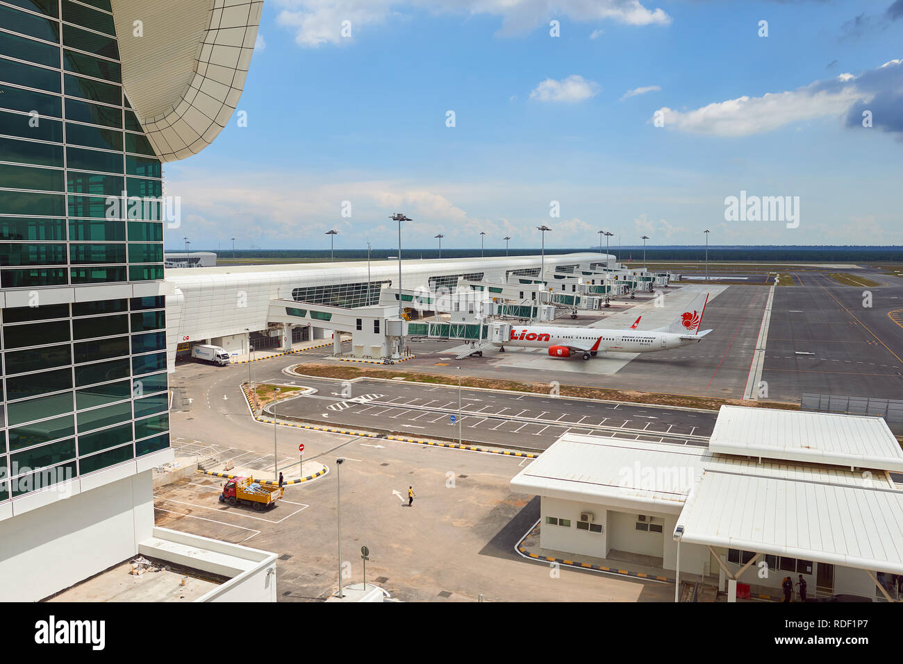 KUALA LUMPUR, MALAYSIA - CIRCA MAY, 2014: KLIA2 at daytime. KLIA2 is ...
