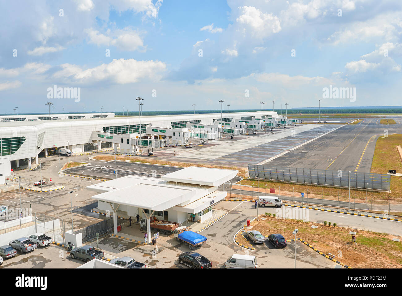 KUALA LUMPUR, MALAYSIA - CIRCA MAY, 2014: KLIA2 at daytime. KLIA2 is ...