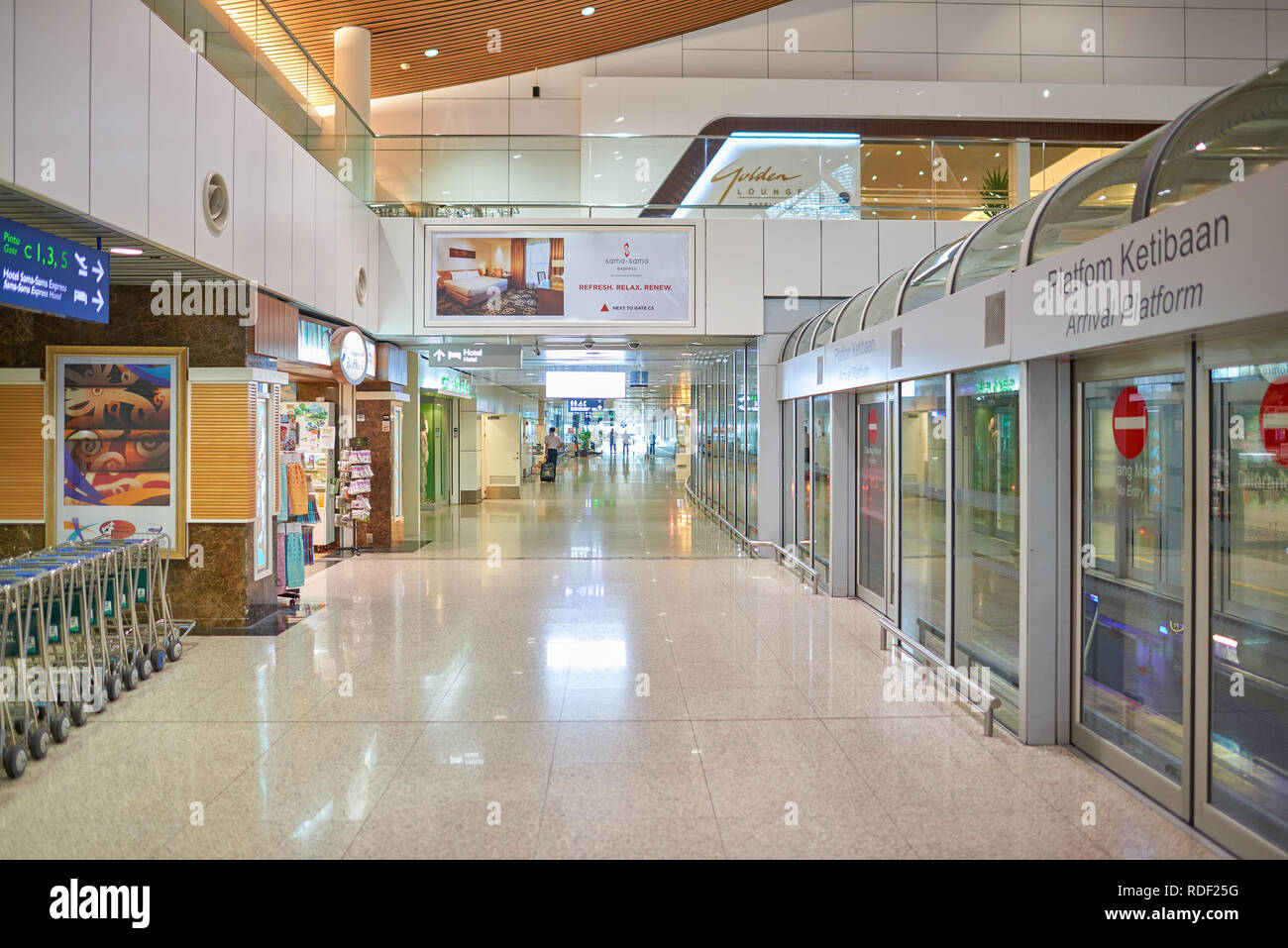 KUALA LUMPUR, MALAYSIA - CIRCA MAY, 2014: inside Kuala Lumpur ...