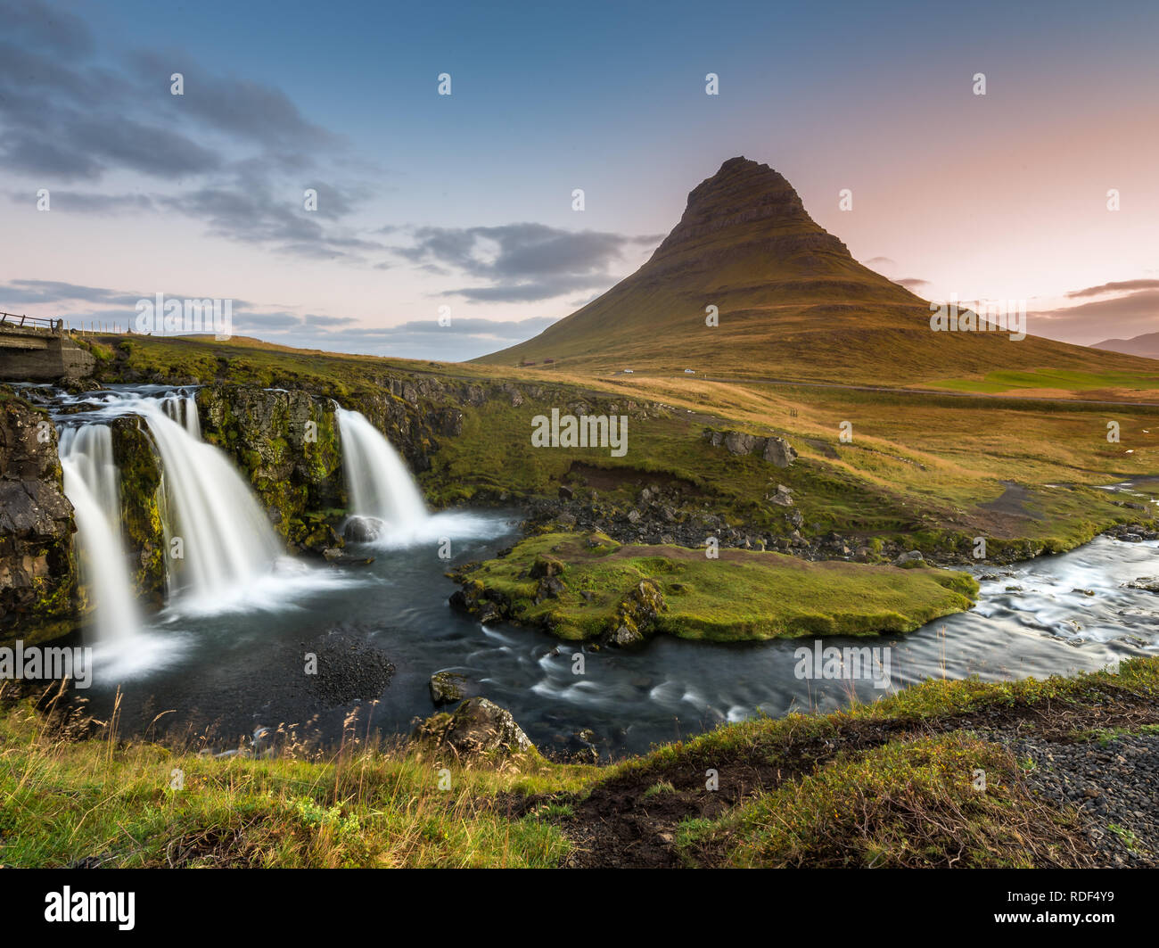 Wasserfall halbinsel snaefellsnes hi-res stock photography and images ...