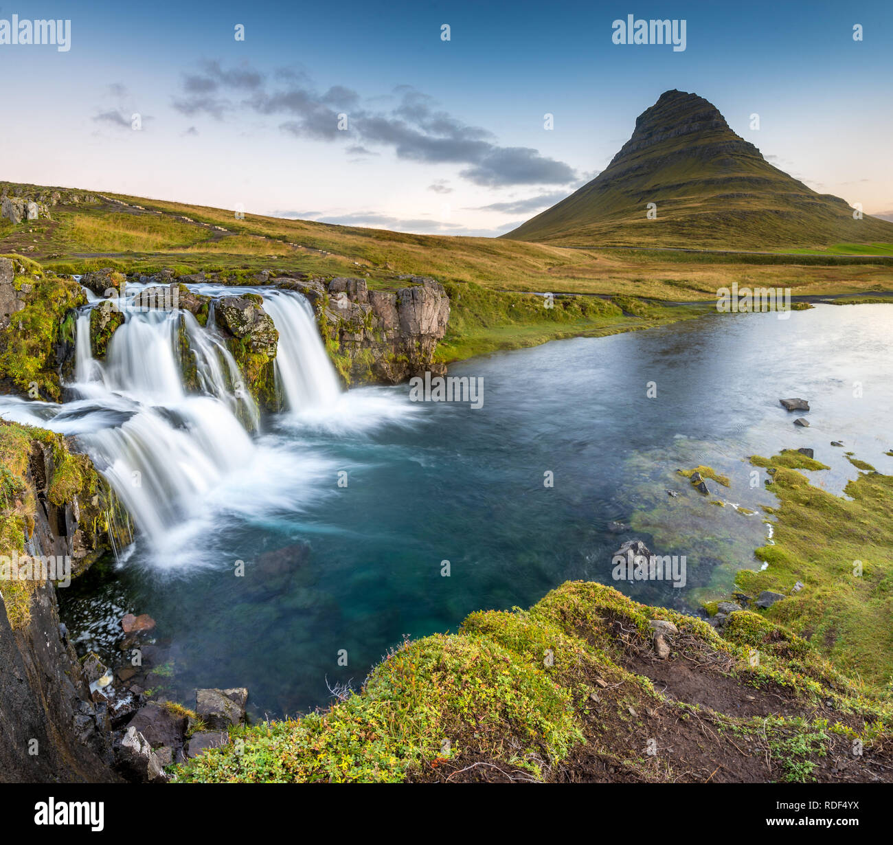 Wasserfall halbinsel snaefellsnes hi-res stock photography and images ...
