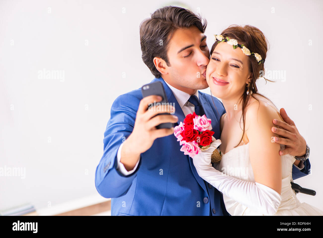 Wedding ceremony with wife and husband Stock Photo - Alamy