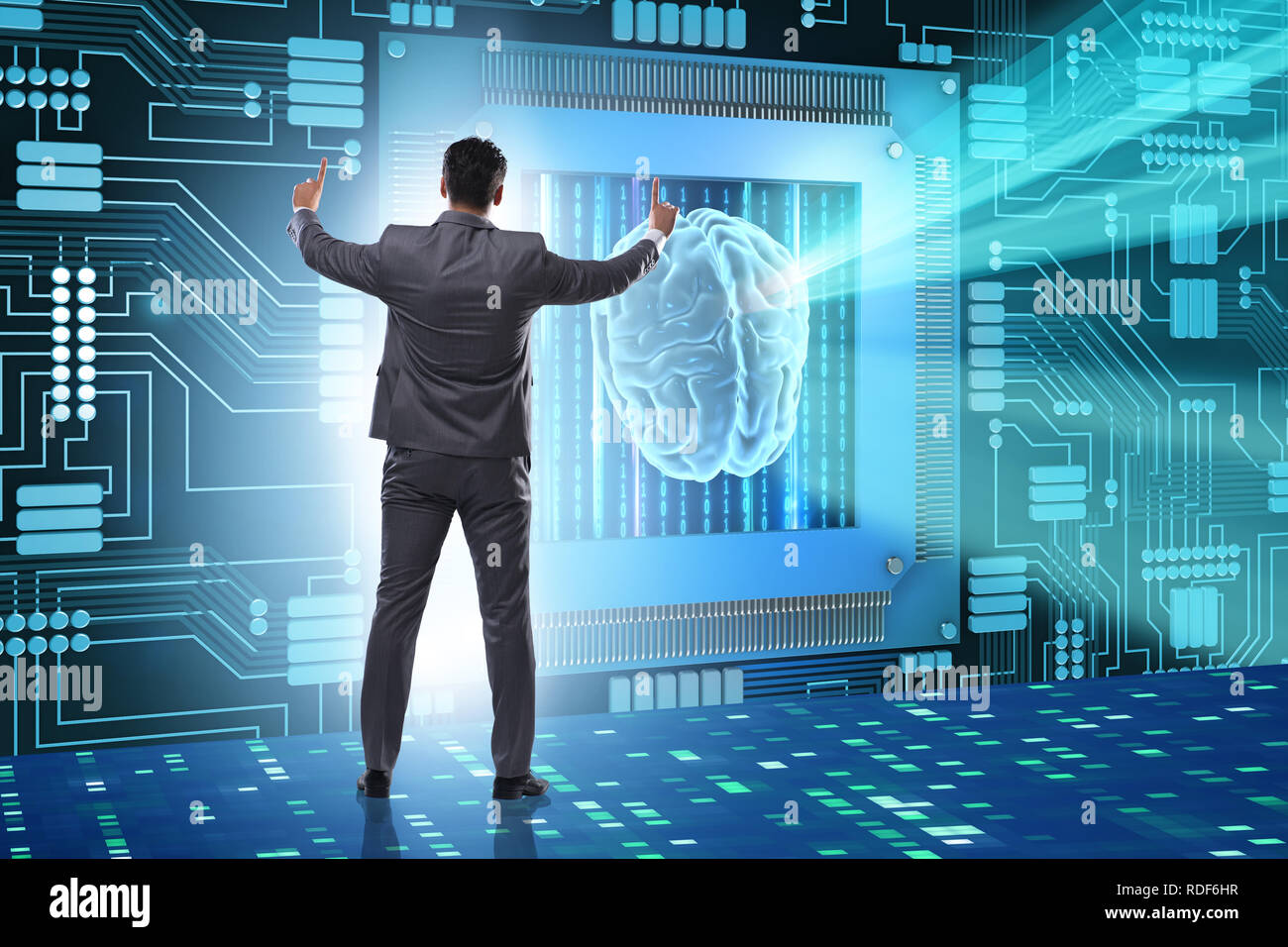 Cognitive computing concept as modern technology Stock Photo - Alamy