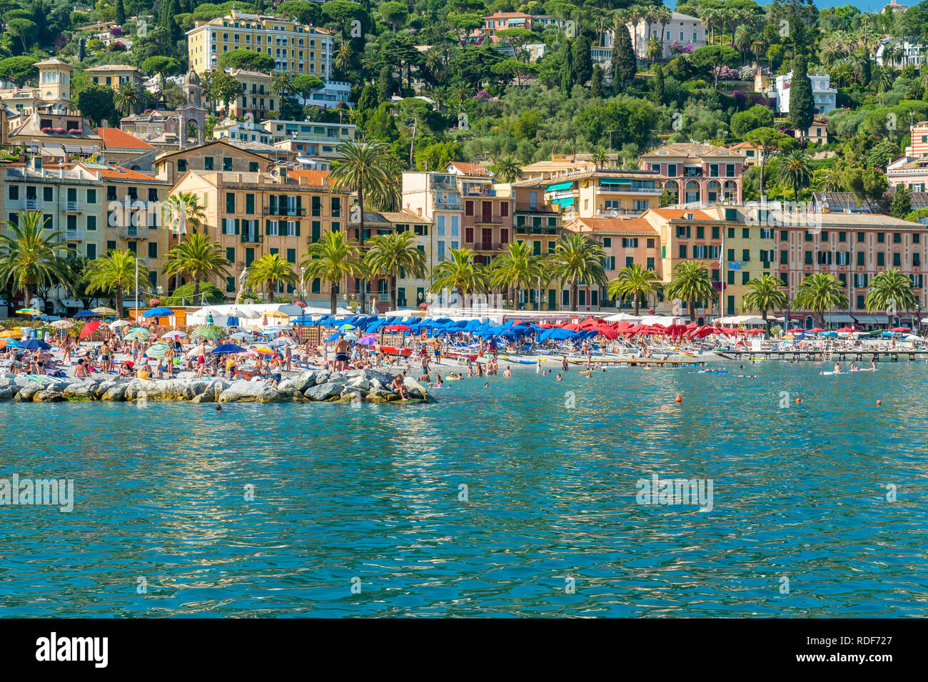 Rapallo, Ligurische Riviera, Italien Stock Photo - Alamy