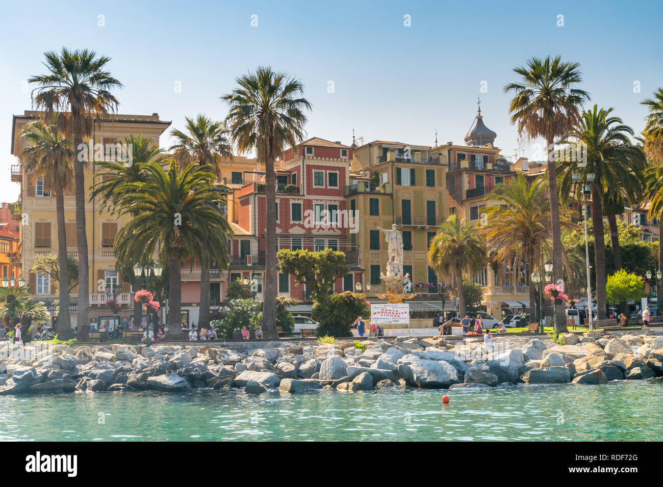 Rapallo, Ligurische Riviera, Italien Stock Photo - Alamy