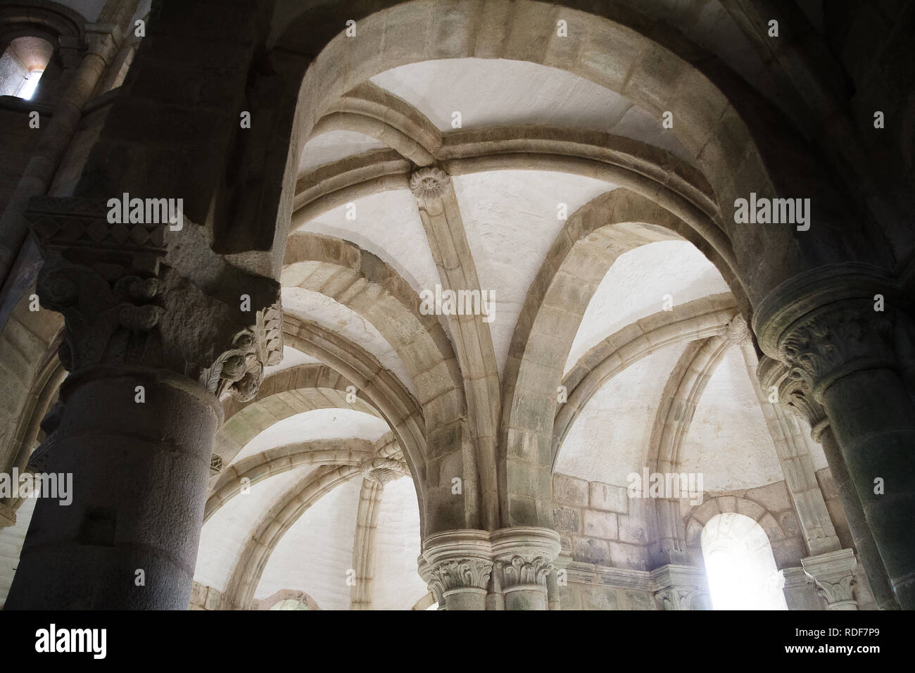 Monasterio de Carboeiro Stock Photo - Alamy