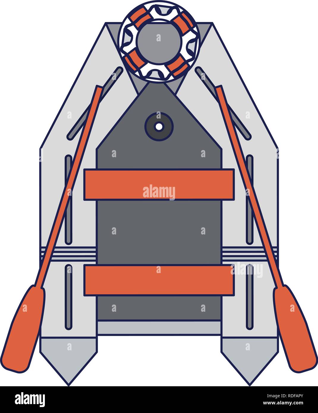 Boat deck view Stock Vector Images - Alamy