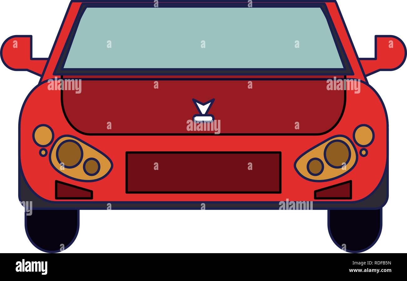 Car front view vehicle Stock Vector Image & Art - Alamy