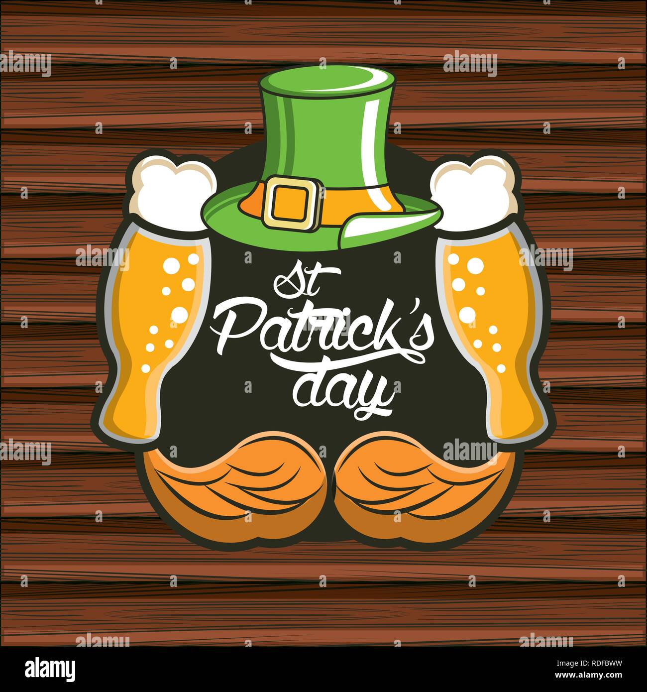 st patricks day cartoon Stock Vector Image & Art - Alamy