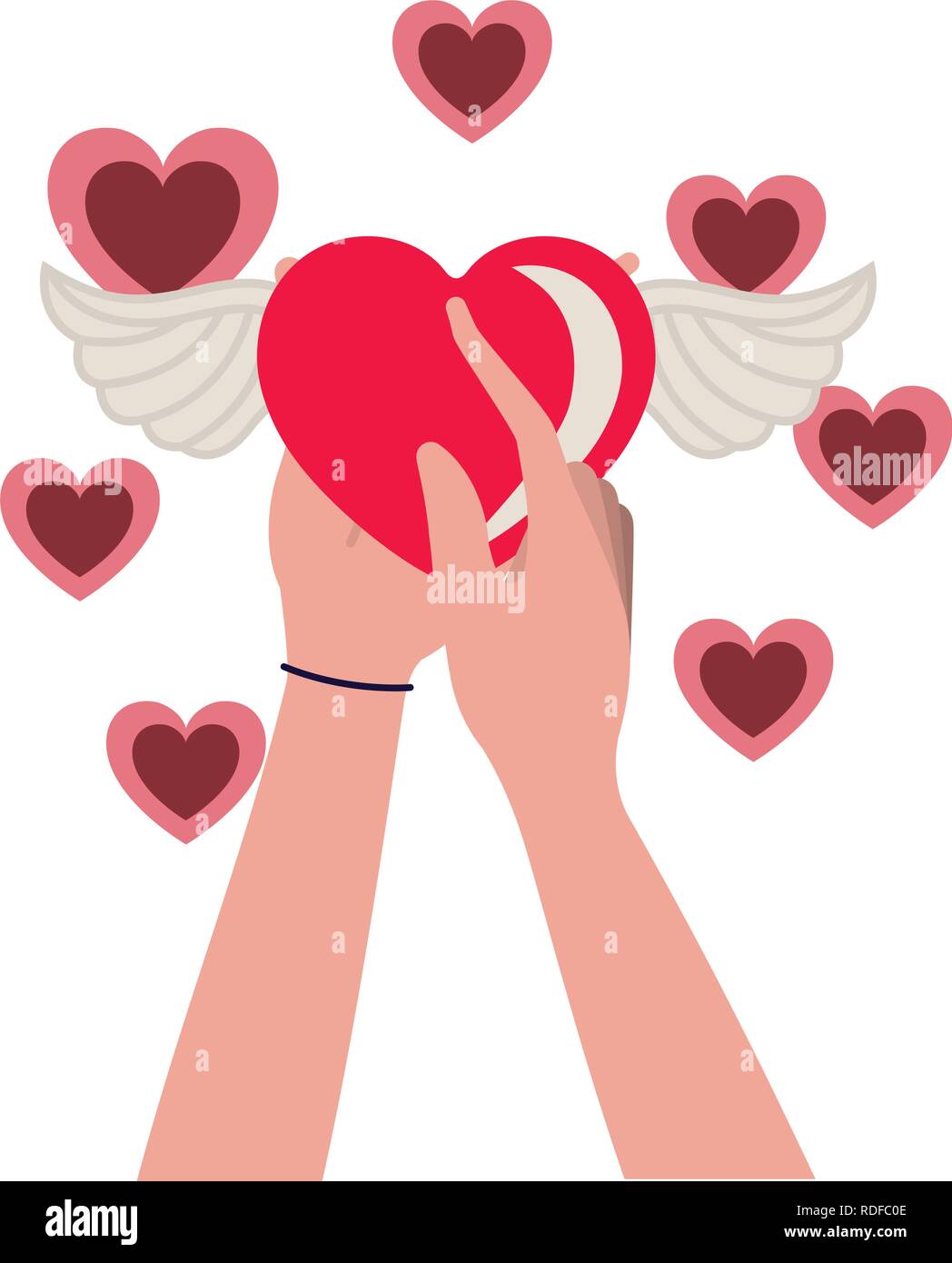 First feeling of fall Stock Vector Images - Alamy