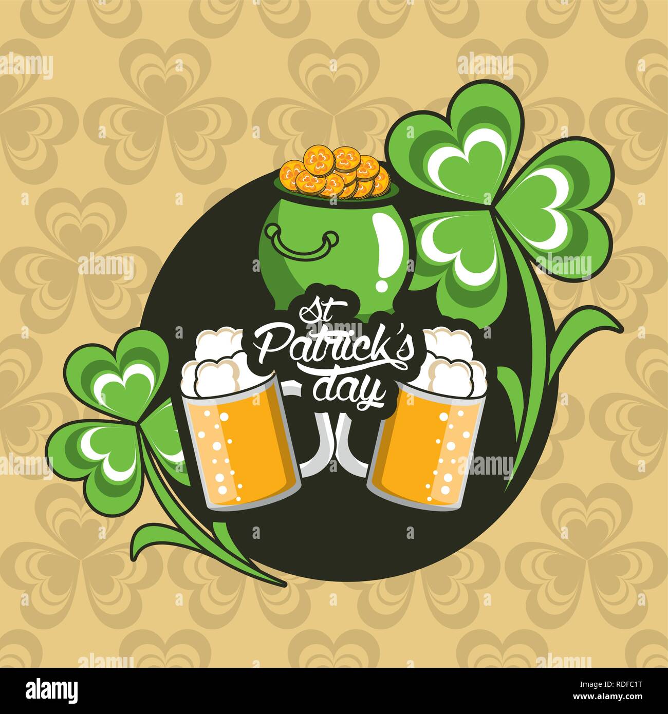 st patricks day cartoon Stock Vector Image & Art - Alamy