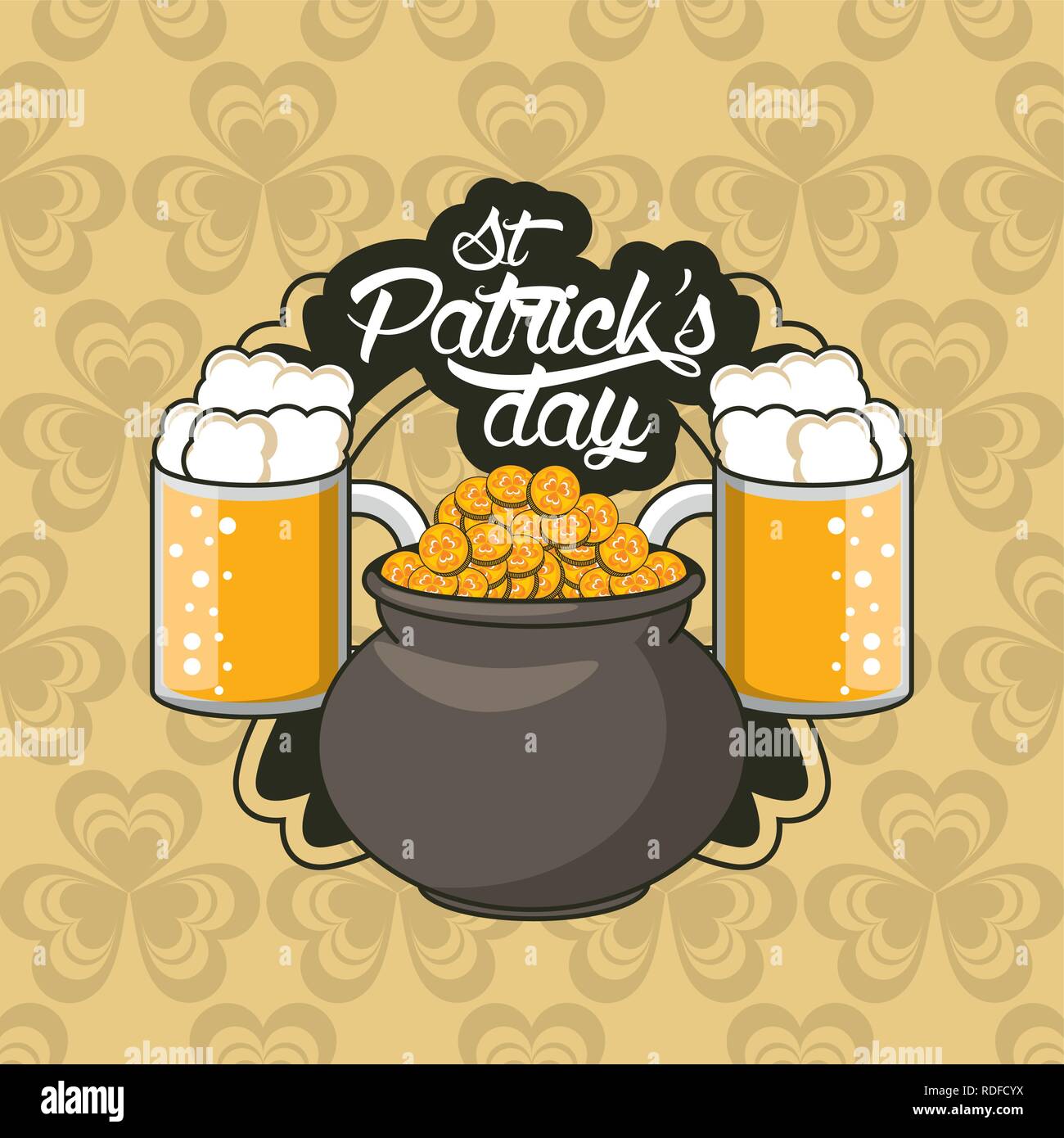 st patricks day cartoon Stock Vector Image & Art - Alamy