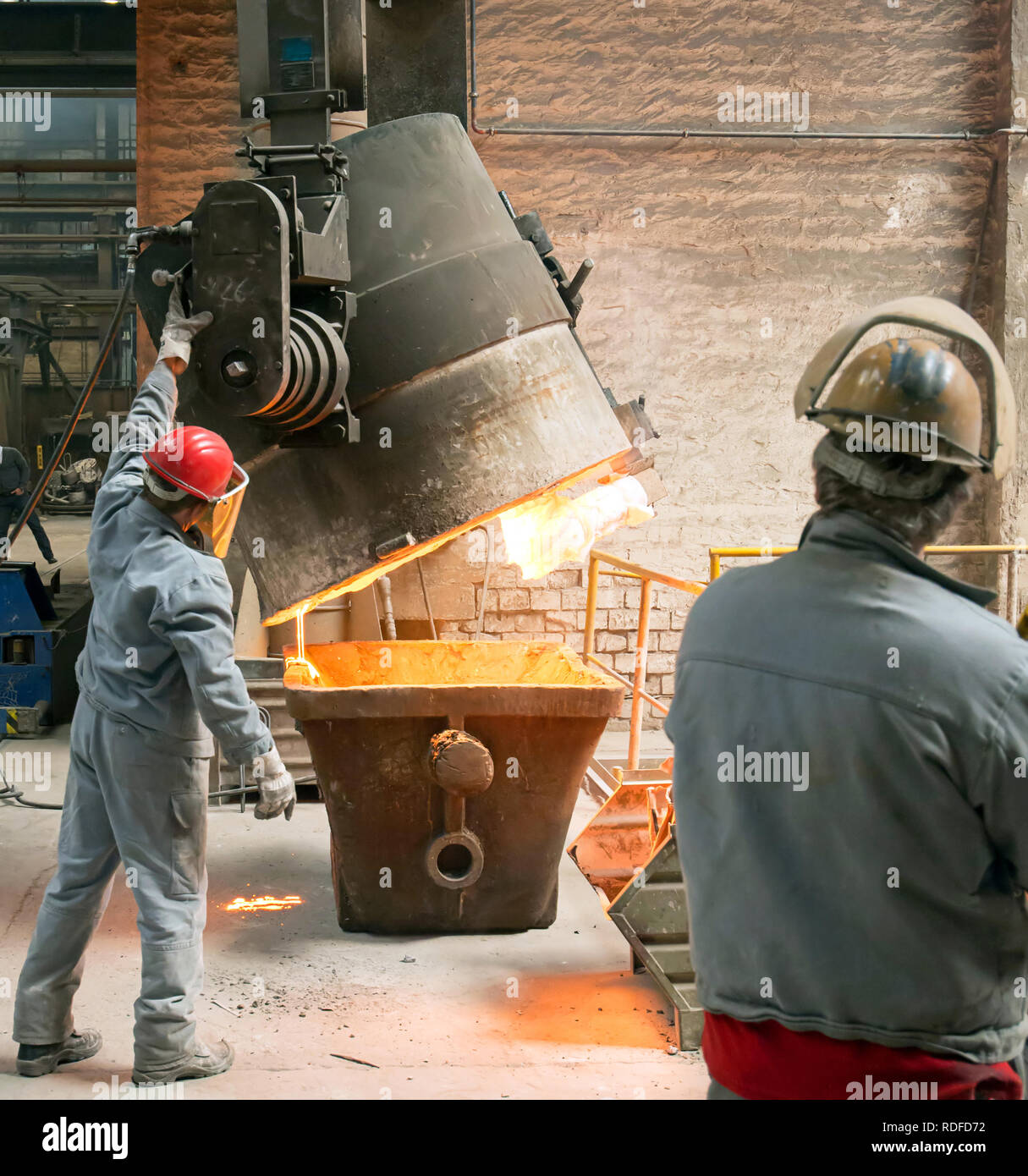 Steel worker germany blast furnace hi-res stock photography and images ...