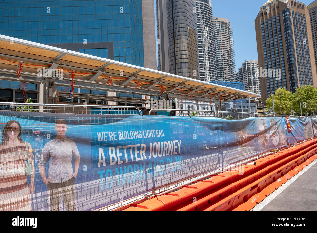 Construction of the Sydney CBD light rail project continues into 2019 ...
