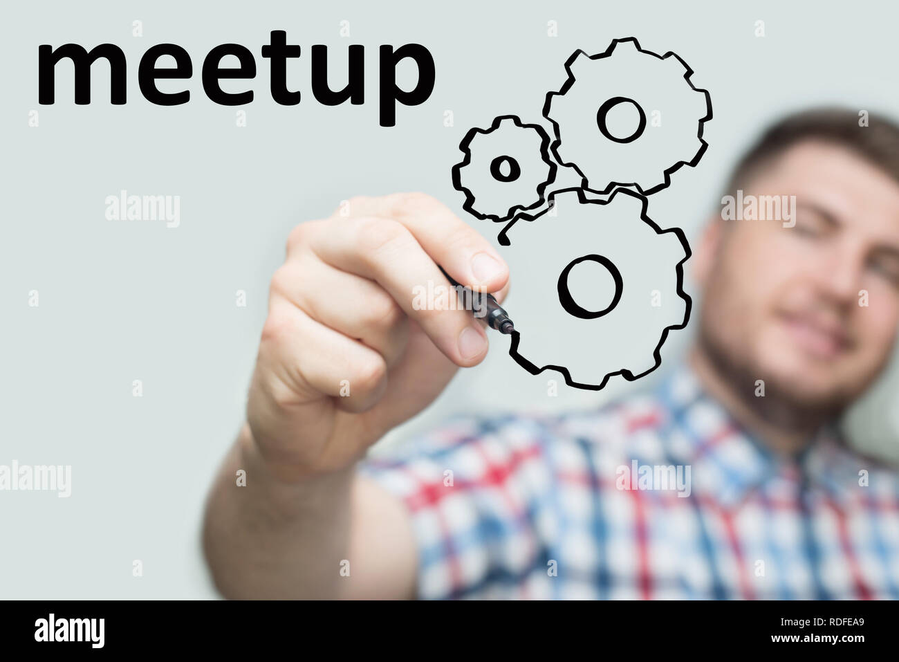 Meetup symbol hi-res stock photography and images - Alamy