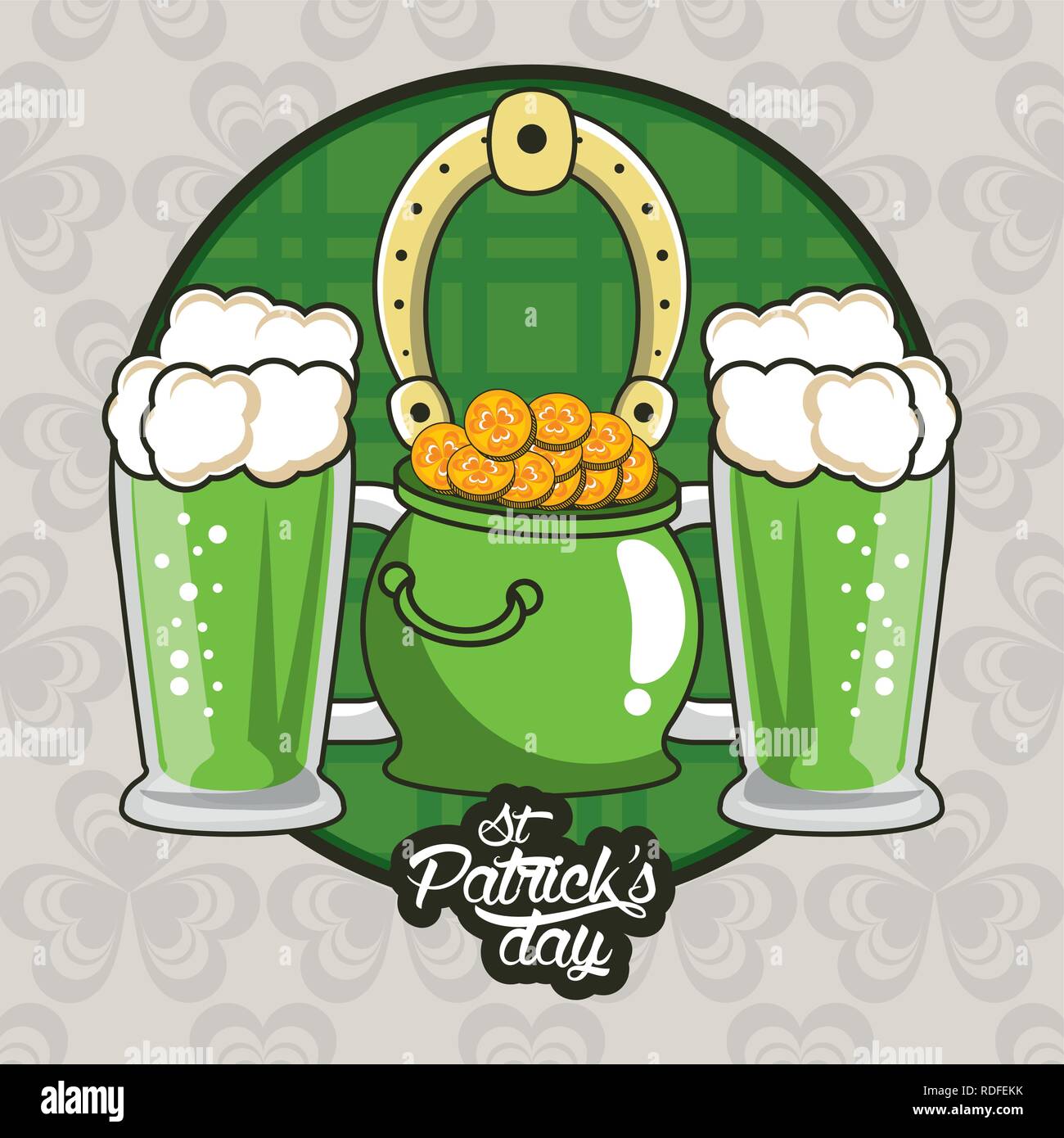 st patricks day cartoon Stock Vector Image & Art - Alamy