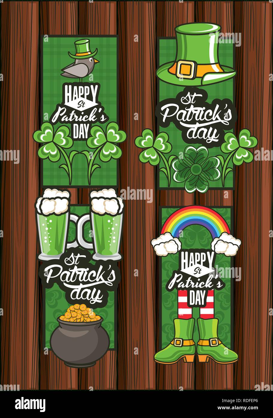 st patricks day cartoon Stock Vector Image & Art - Alamy