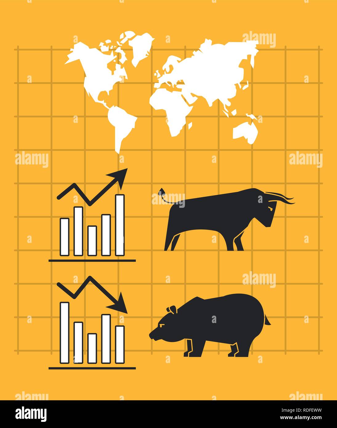 Bear Market Cartoon High Resolution Stock Photography and Images - Alamy