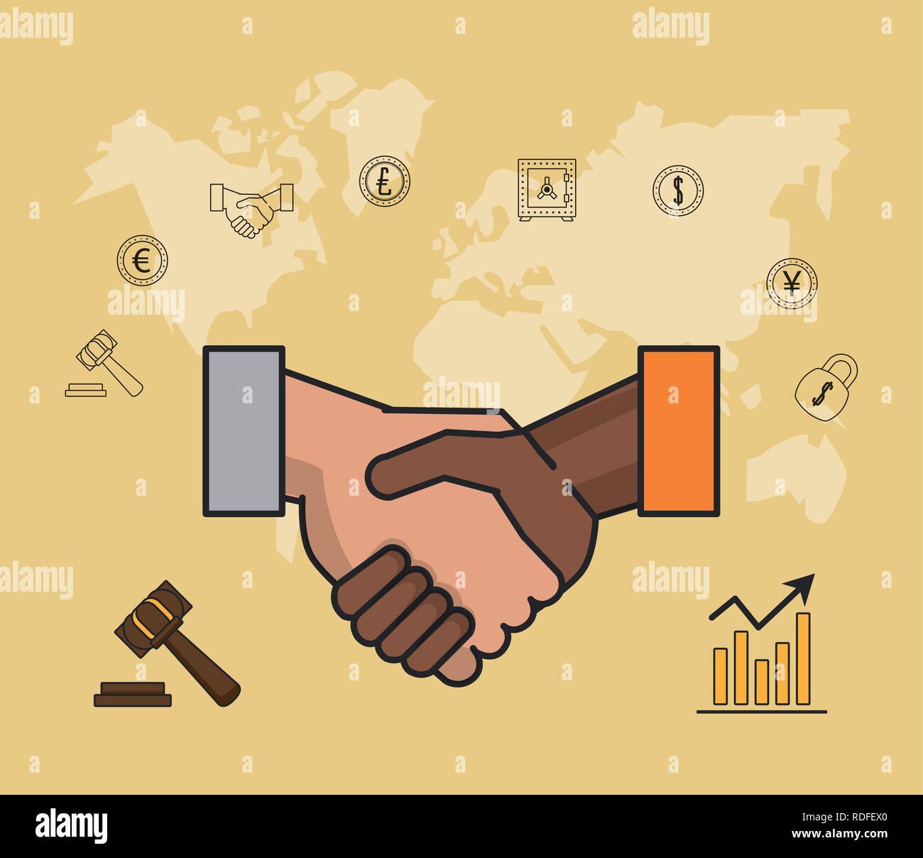 finance and trading cartoon Stock Vector Image & Art - Alamy