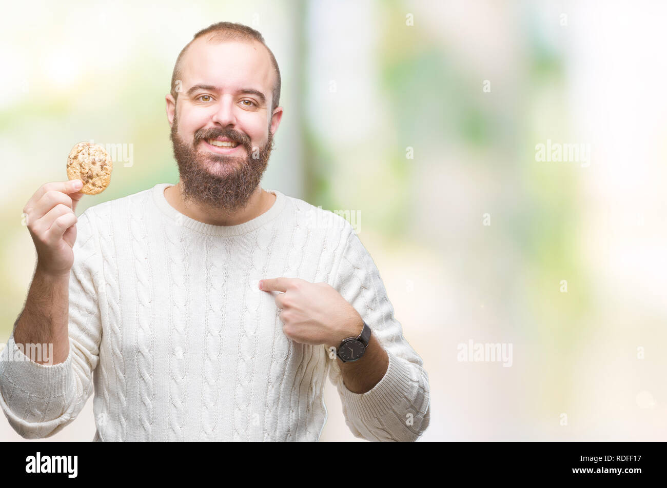 Fat man eating chips hi-res stock photography and images - Alamy