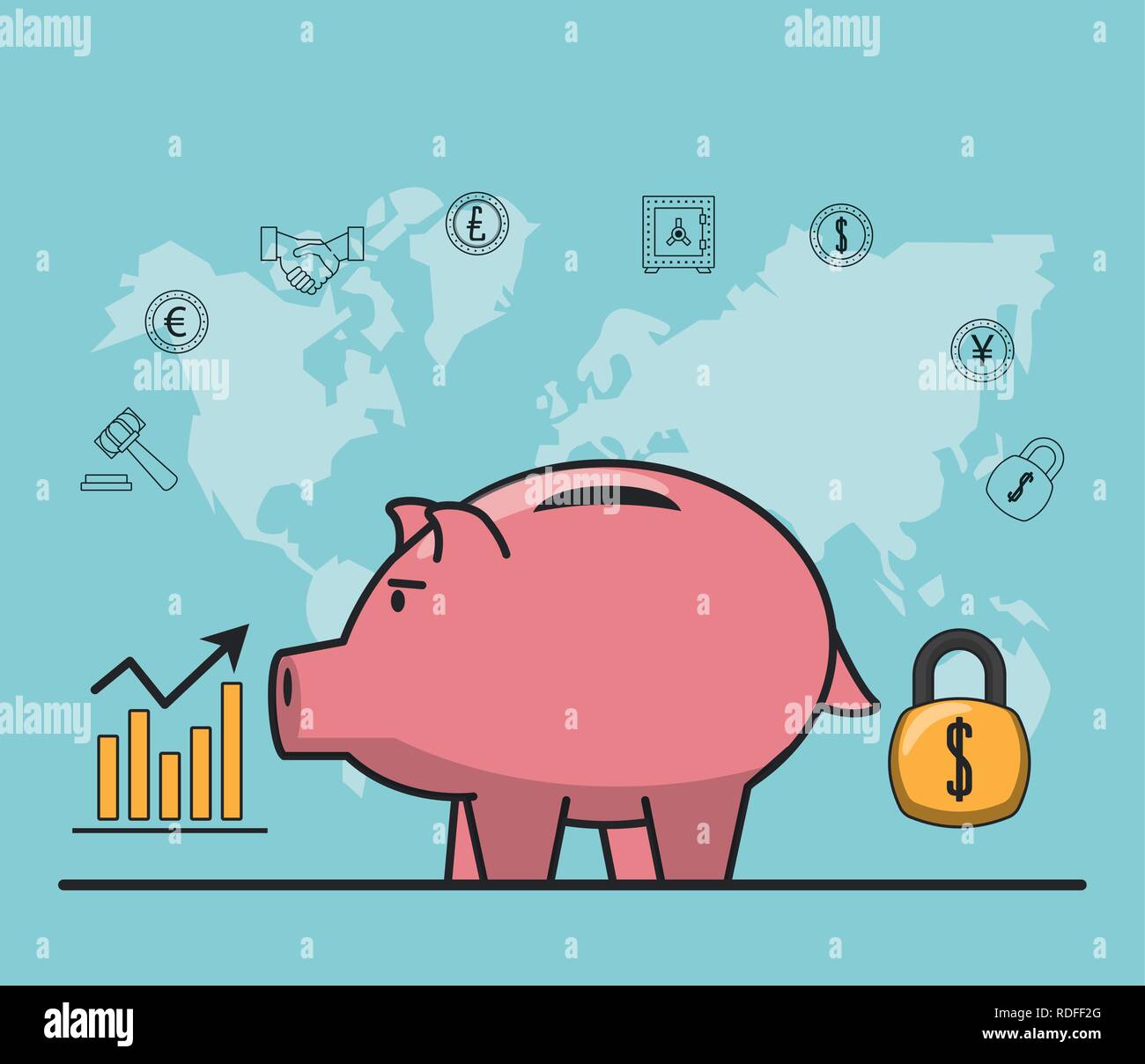 finance and trading cartoon Stock Vector Image & Art - Alamy