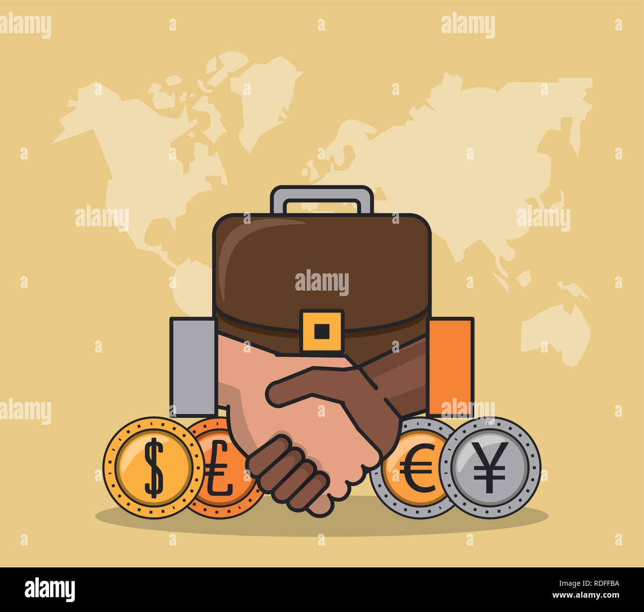 Pound coin map Stock Vector Images - Alamy