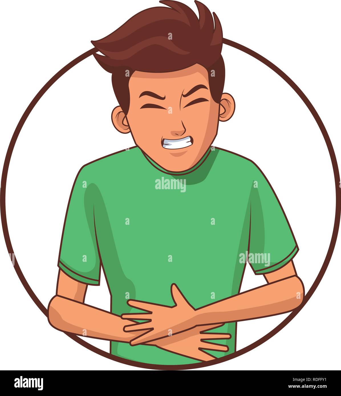sick man icon Stock Vector Image & Art - Alamy