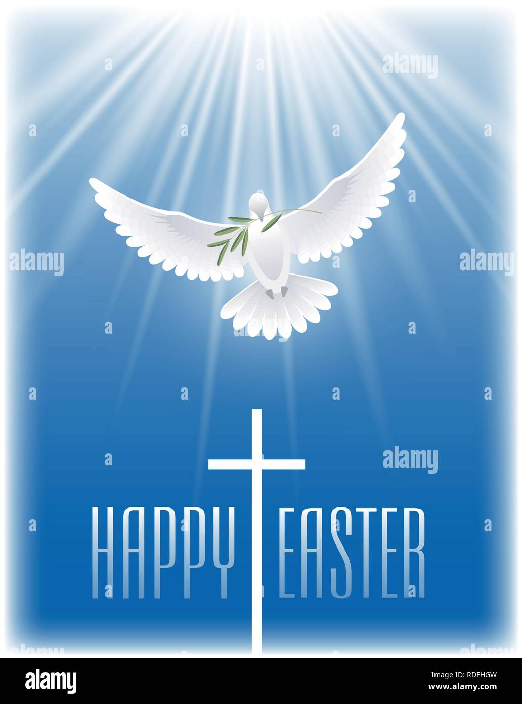 Catholic cross dove hi-res stock photography and images - Alamy