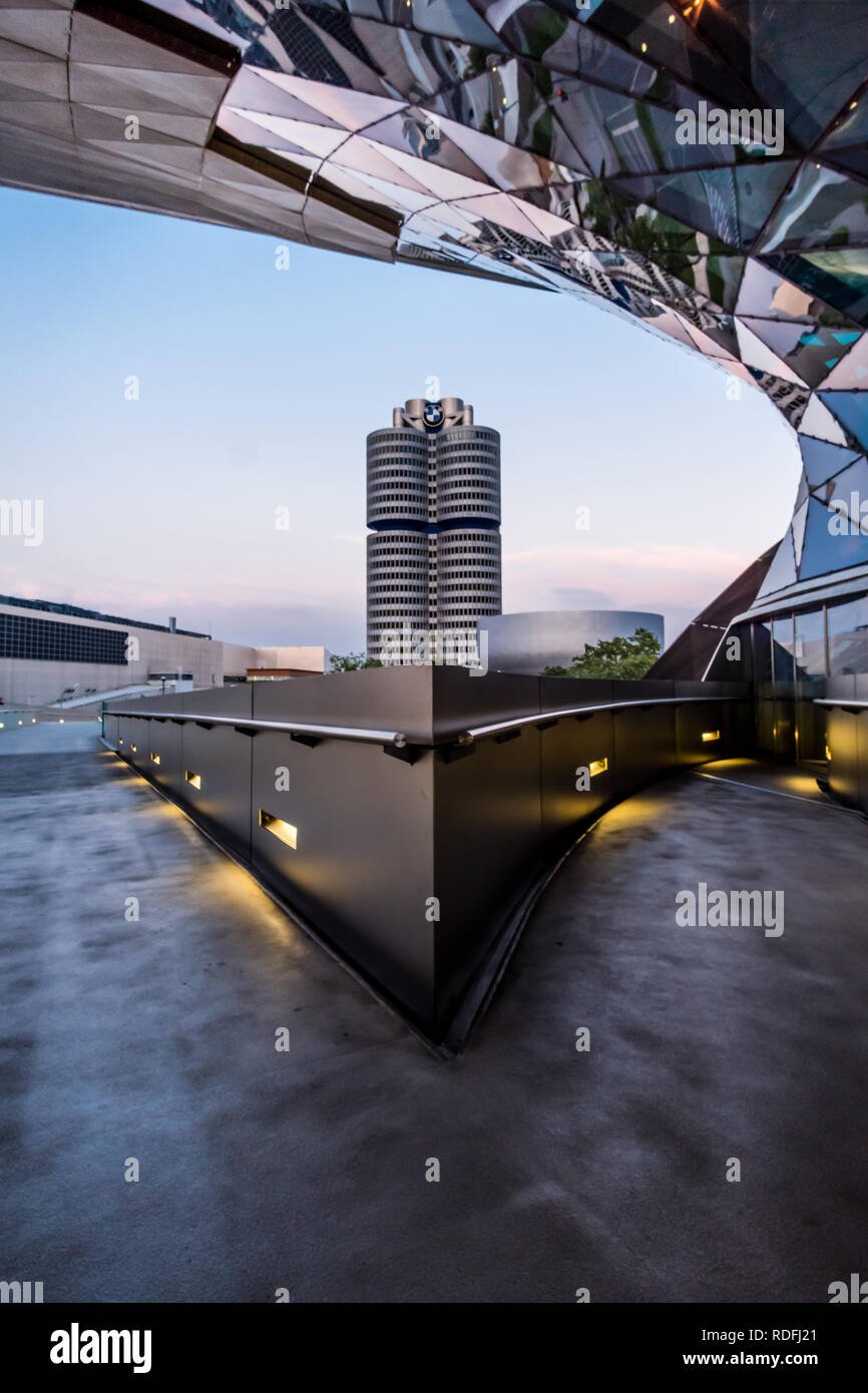 BMW Tower Munich Stock Photo - Alamy