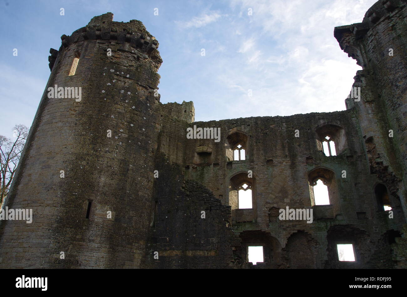 Nunney castle. The Macmillan Way. Long-distance trail. Somerset ...