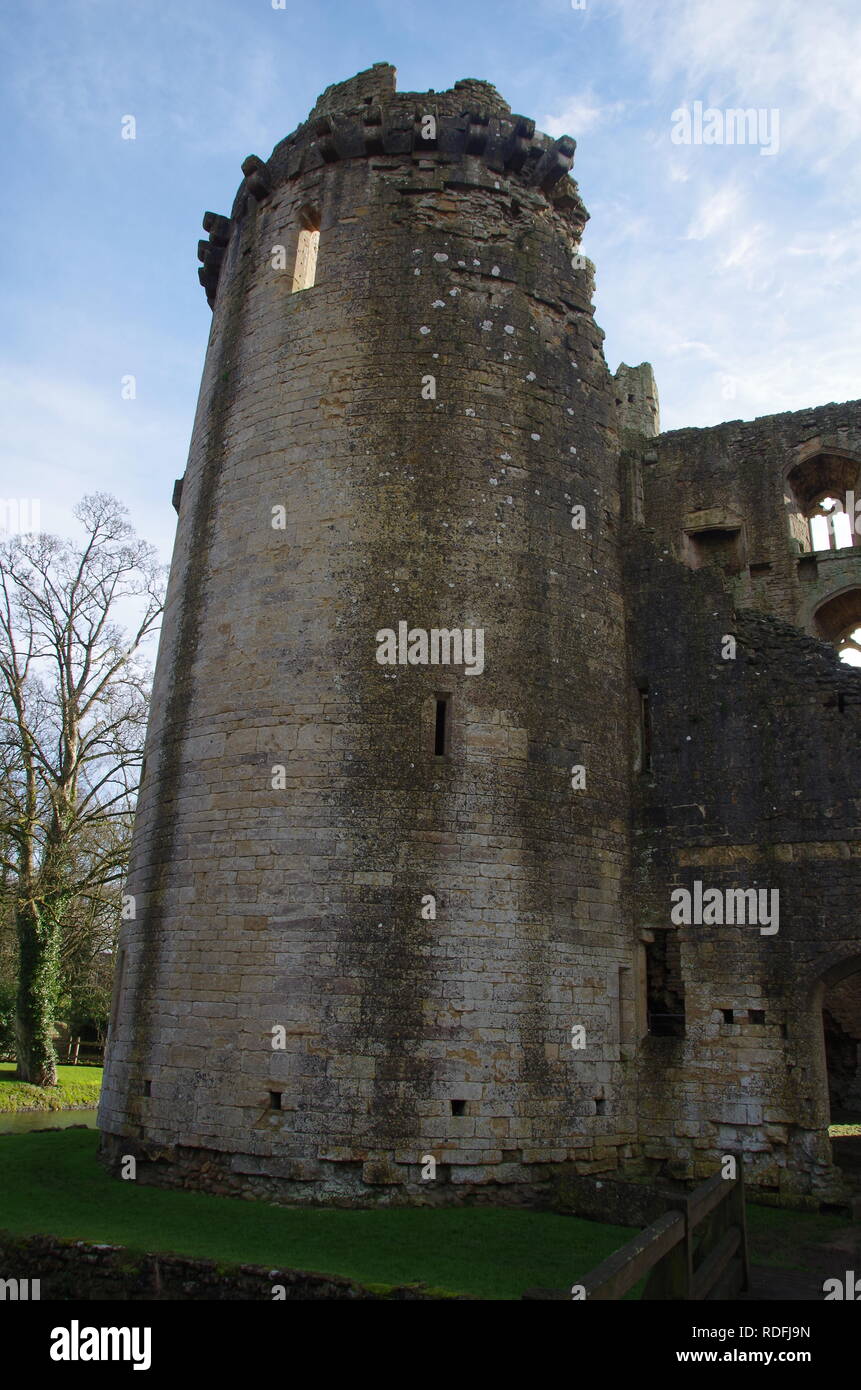 Nunney castle. The Macmillan Way. Long-distance trail. Somerset ...