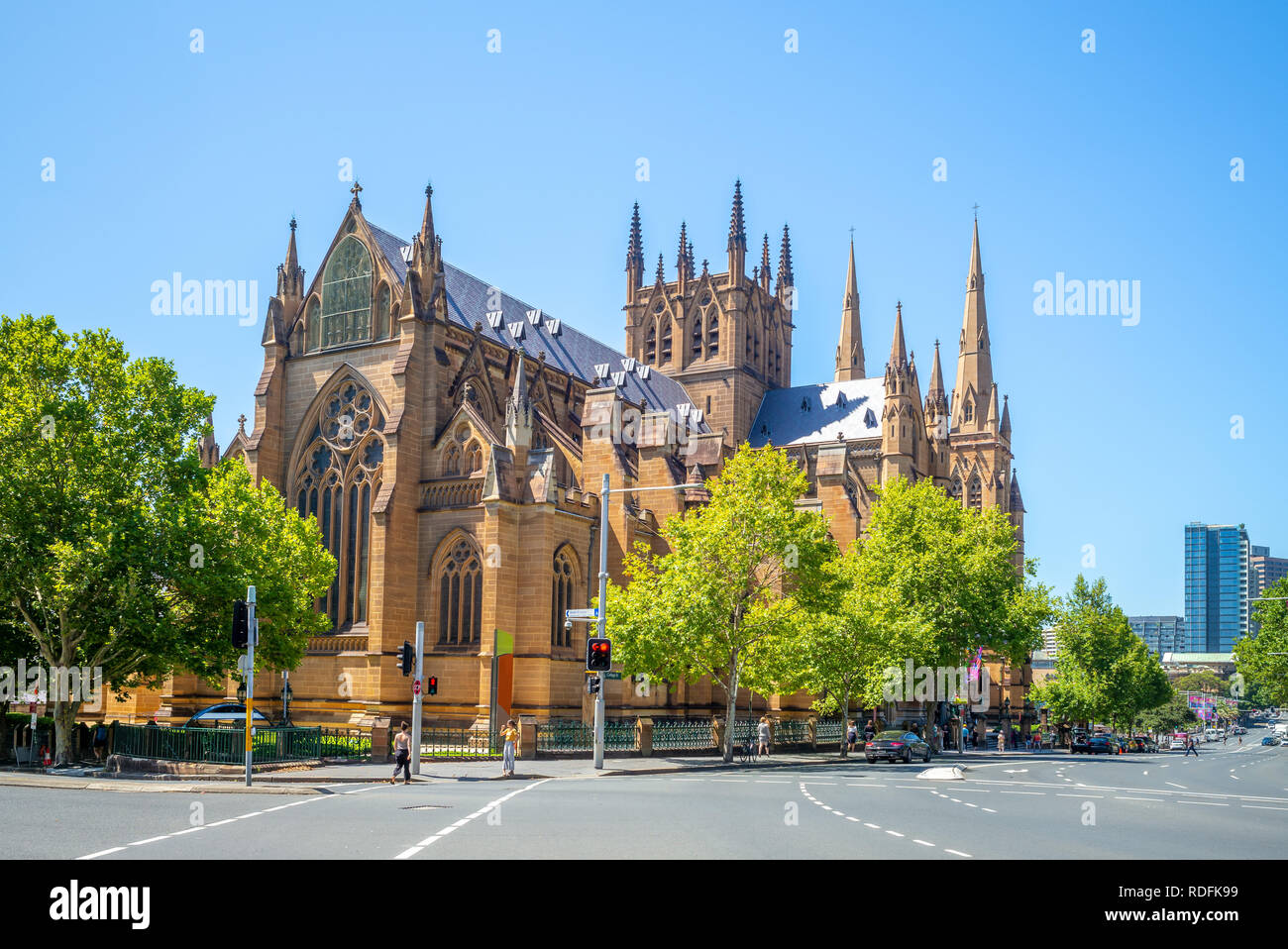 St Mary's Cathedral in sydney, australia Stock Photo - Alamy