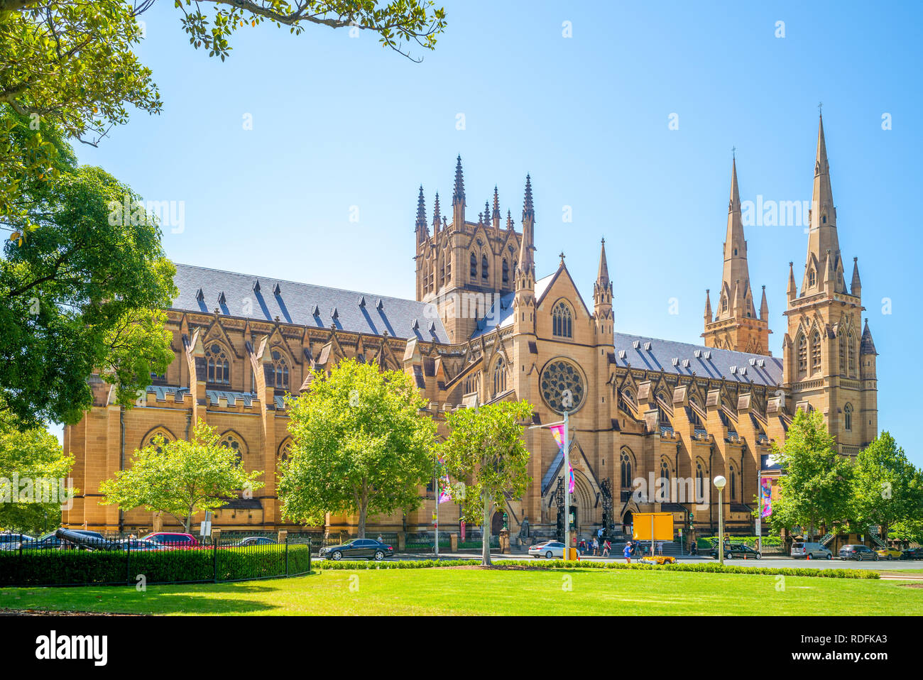 St Mary's Cathedral in sydney, australia Stock Photo - Alamy