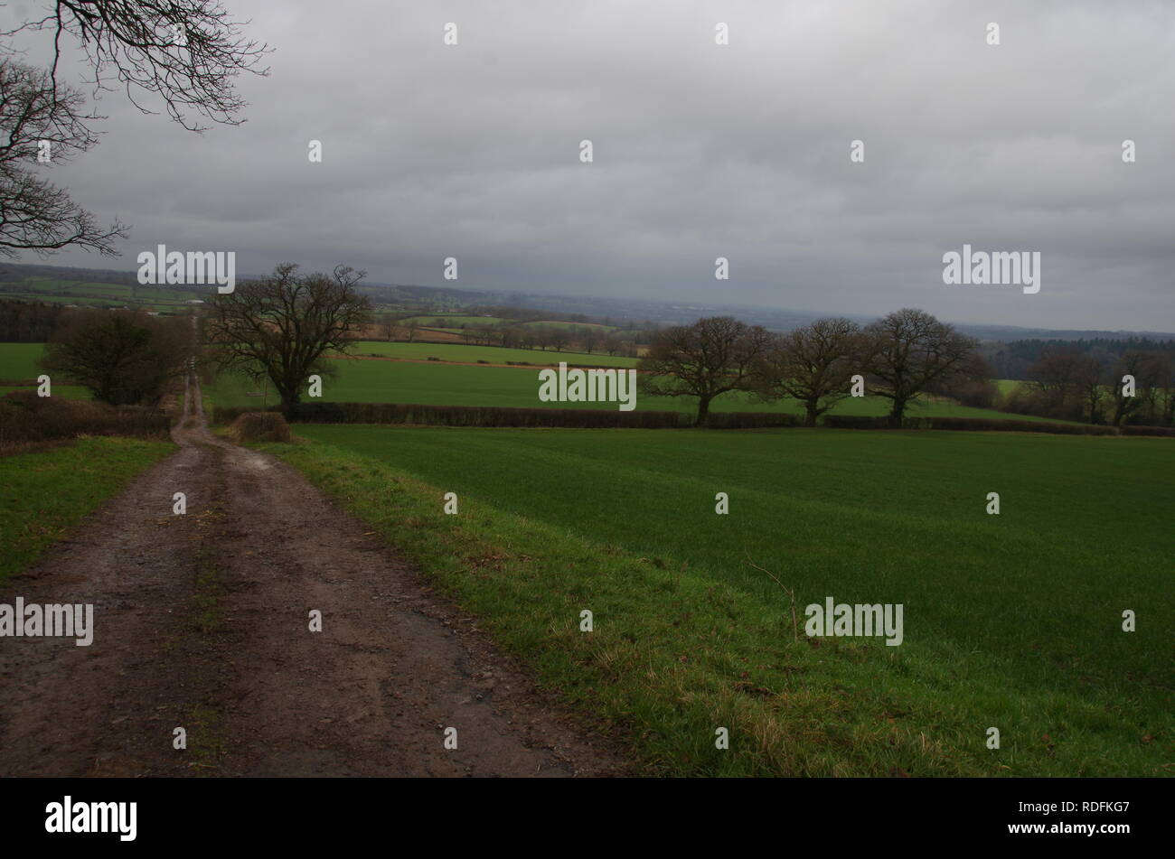 The Macmillan Way. Long-distance trail. Somerset. England. UK Stock ...